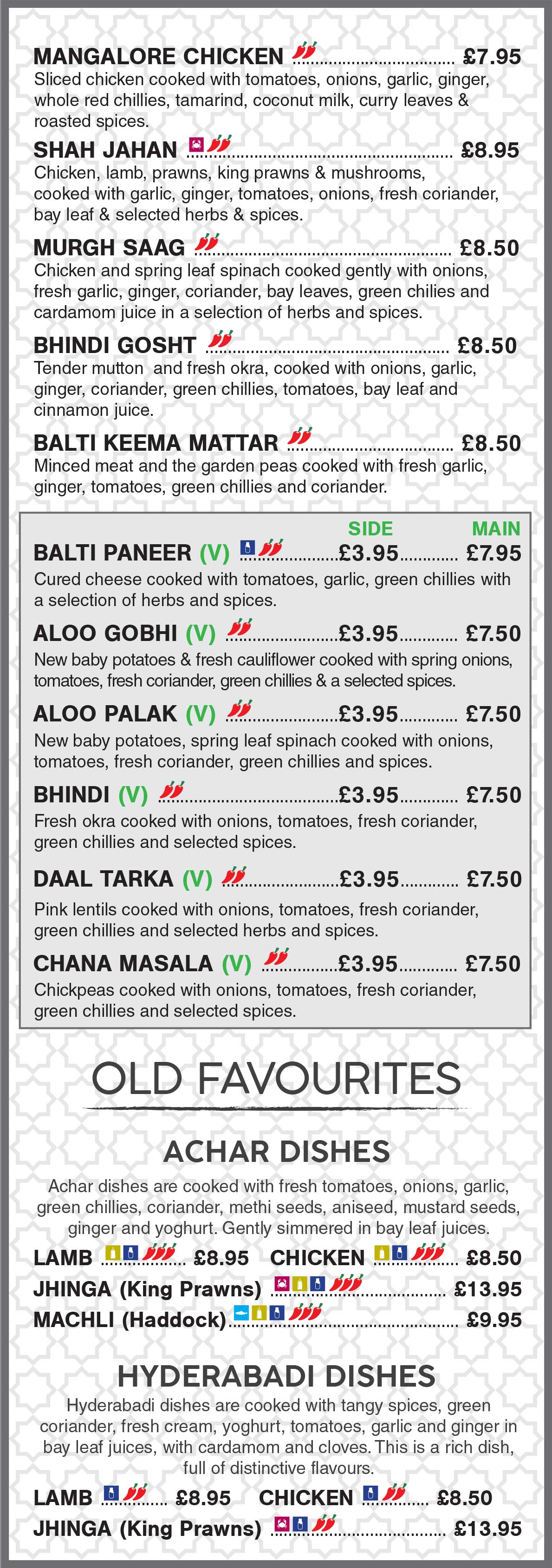 Kashmiri Aroma - Food Menu | Finest Kashmiri Cuisine, Ilkley, West ...